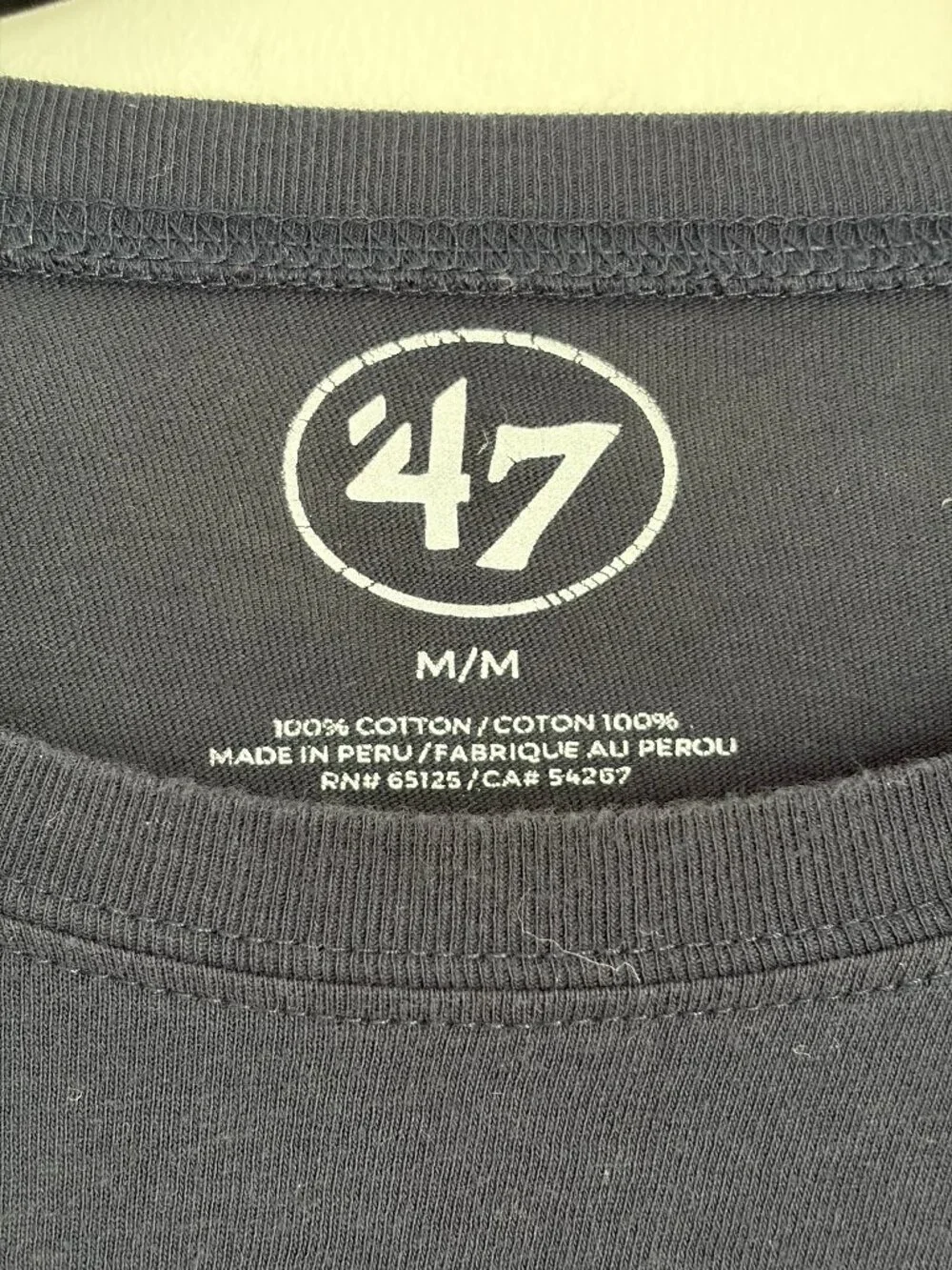 ‘47 Brand | Shirts | Michigan Wolverines Blue 47 Brand Primary Logo Tee ...
